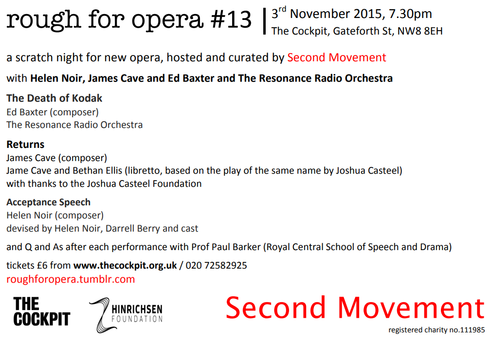 rough for opera #13 – rough for opera